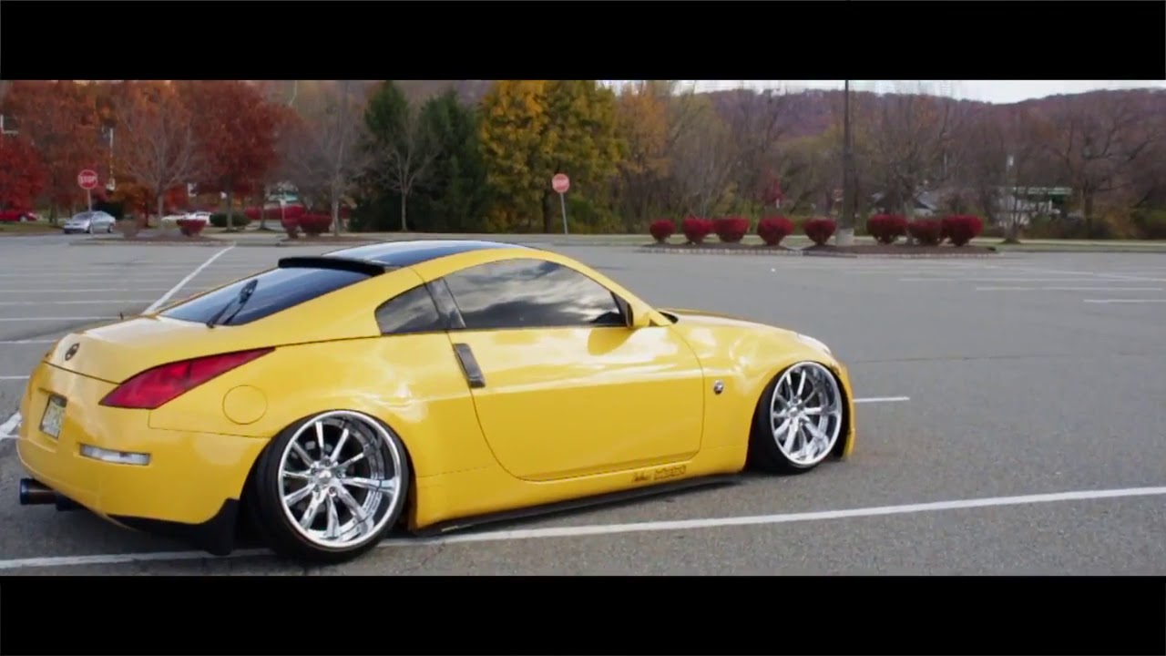 Jay's Bagged 350Z | #BaggedSide - YouTube