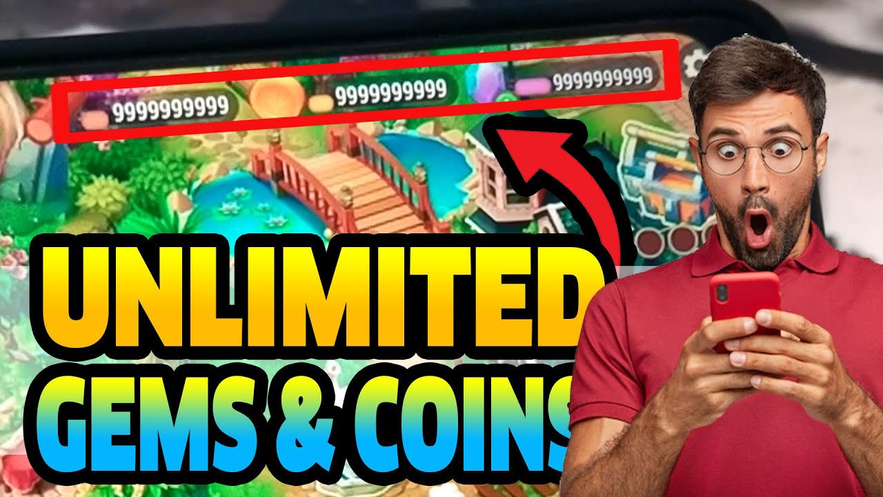 Merge Gardens Hack/MOD - How I Got UNLIMITED Gems & Coins in Merge Gardens (NEW) - YouTube