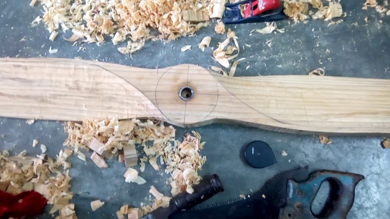 homemade wood propeller full review (india) - YouTube