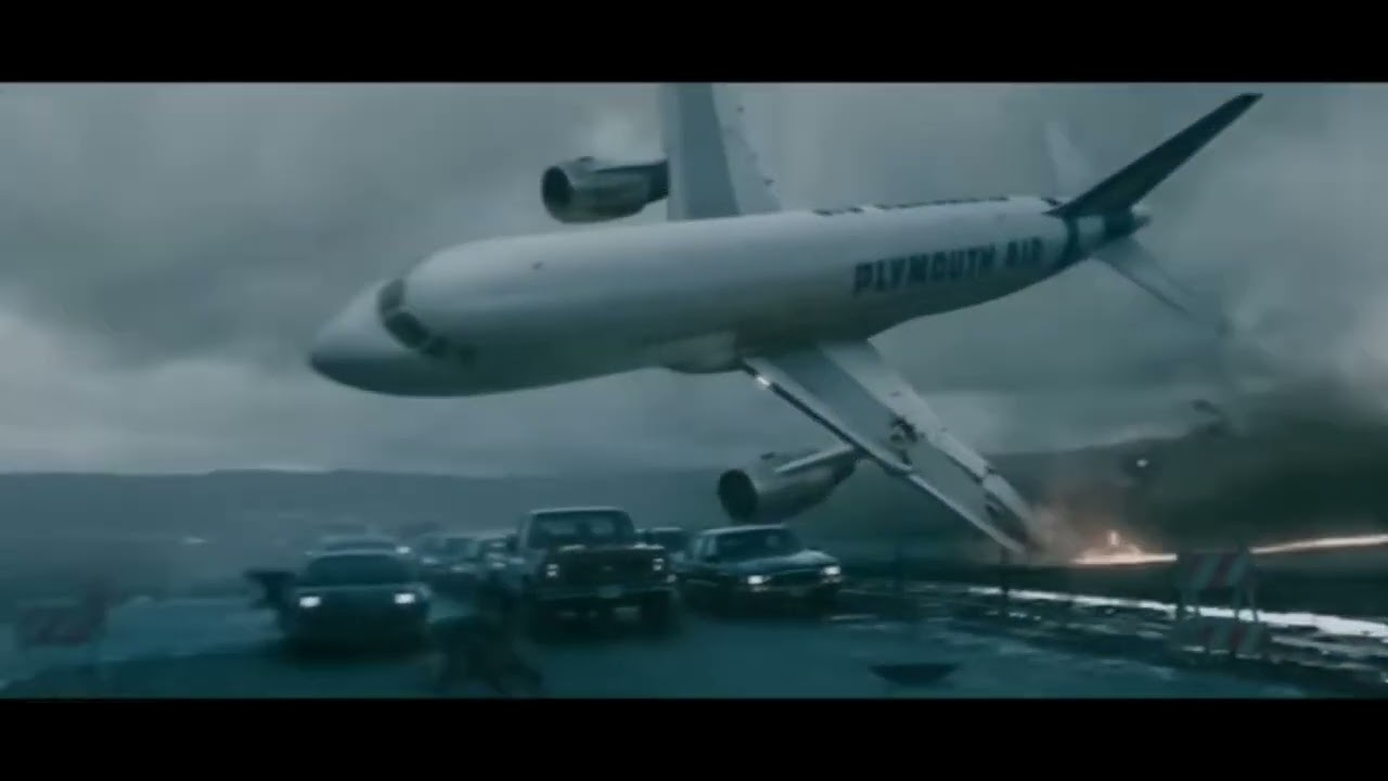 knowing plane crash scene - YouTube