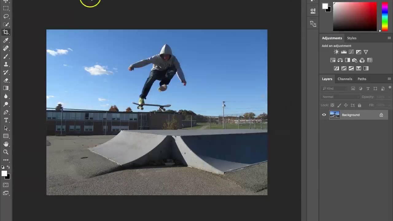 How to resize an image for the screen in Adobe Photoshop CC - YouTube