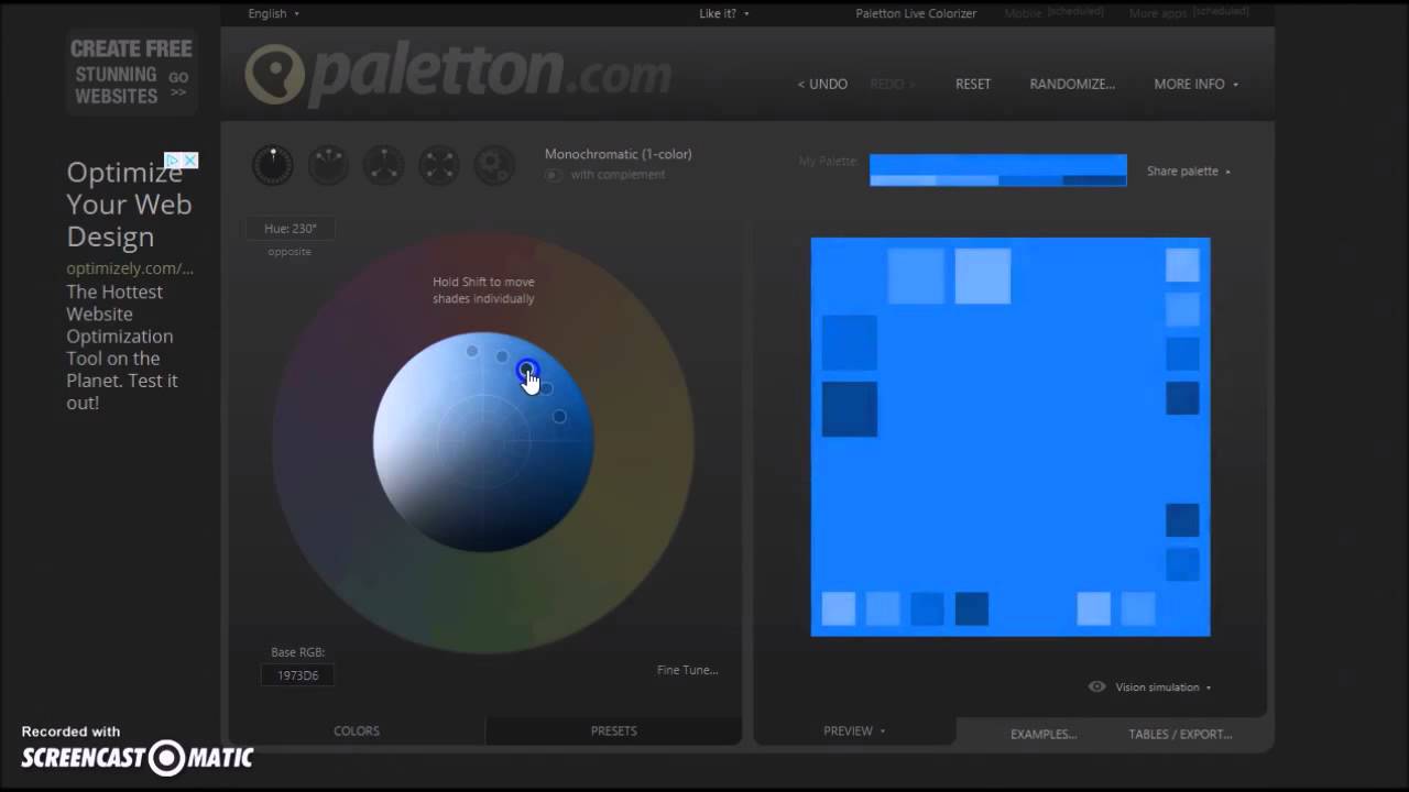 Tutorial Paletton - cómo crear tu paleta de colores - YouTube