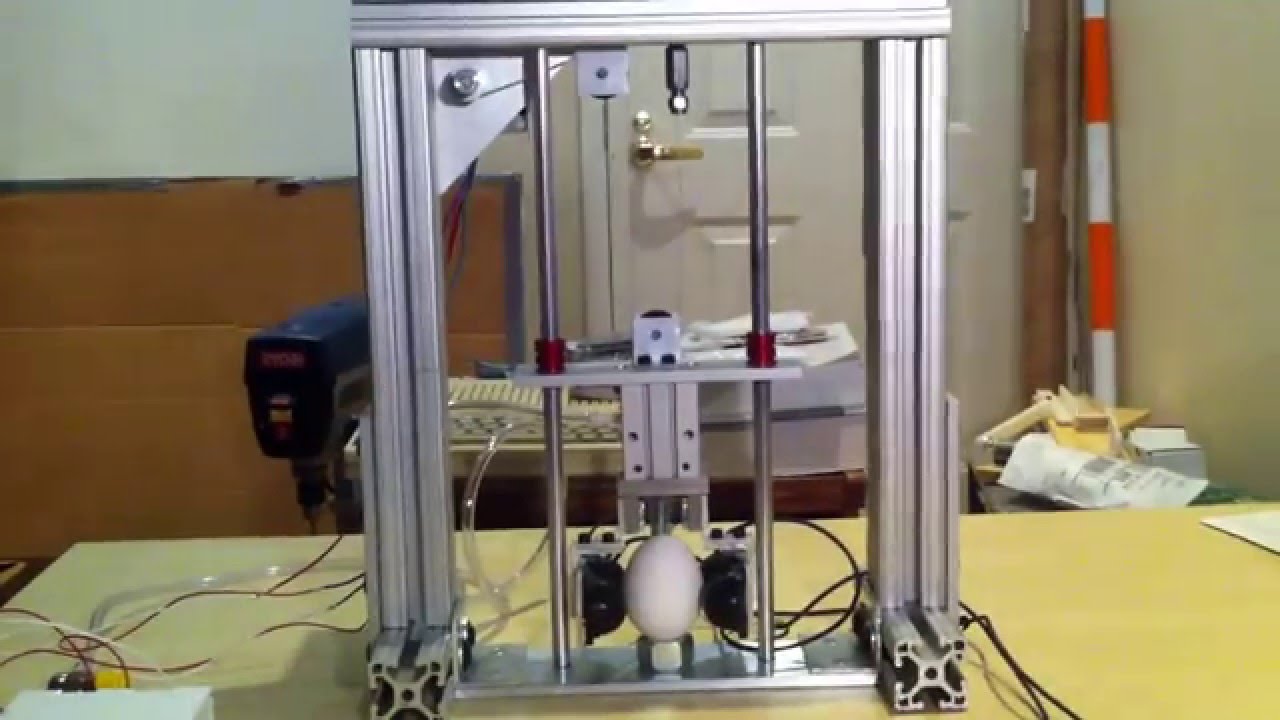 Robotic Pneumatic Gripper Picking Up Egg Using Pressure Sensors - YouTube