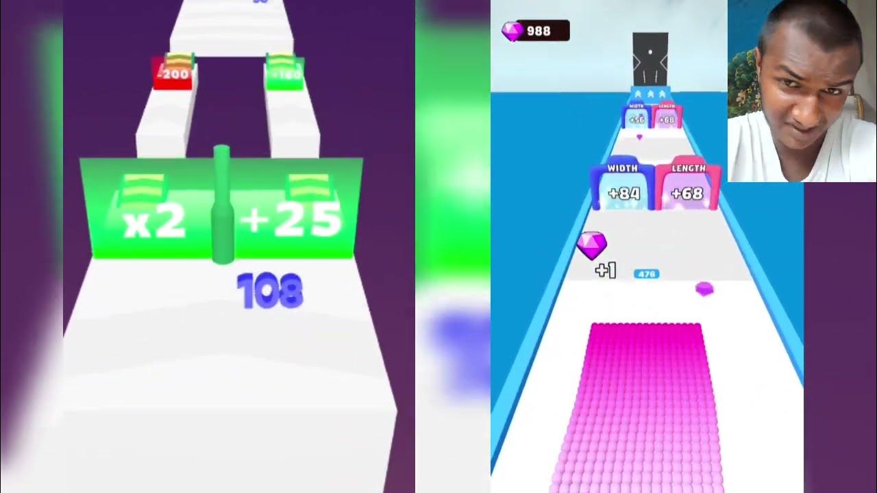 Merge Number Run Master Vs Canvas Run - Level UP Number (Math game ) Max levels walkthrough ...