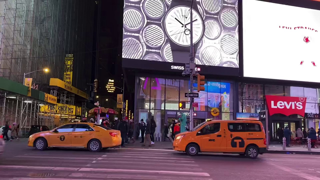 New York times square nightlife🇺🇸 - YouTube