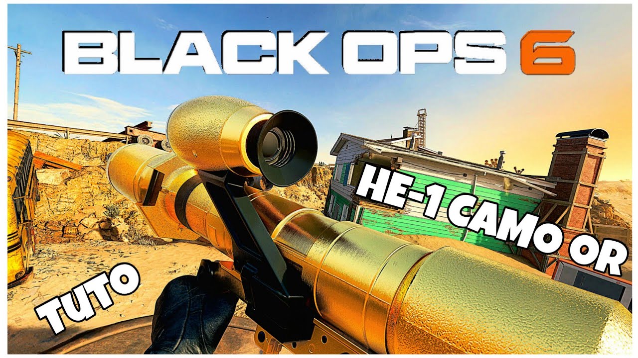Comment monter le HE-1 en OR sur Black Ops 6 ! (c'est beugué) - YouTube