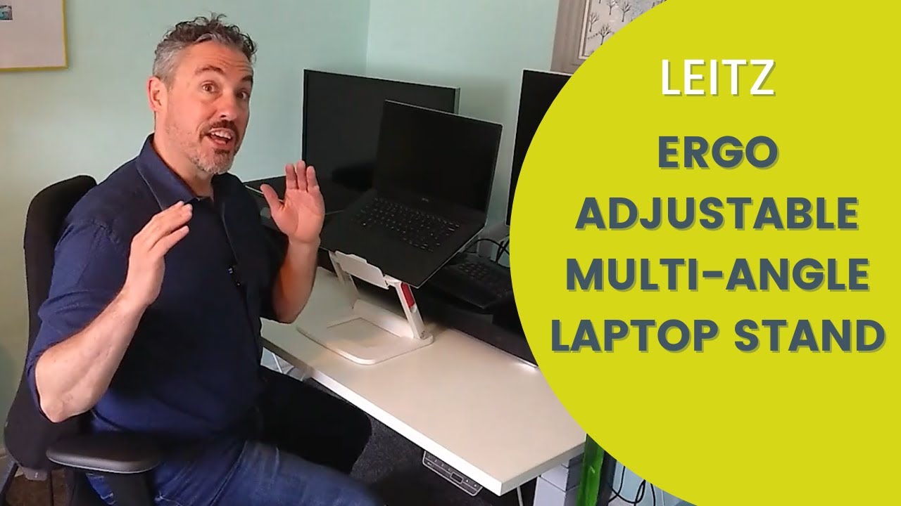 Leitz Ergo Adjustable Multi-Angle Laptop Stand Review - YouTube
