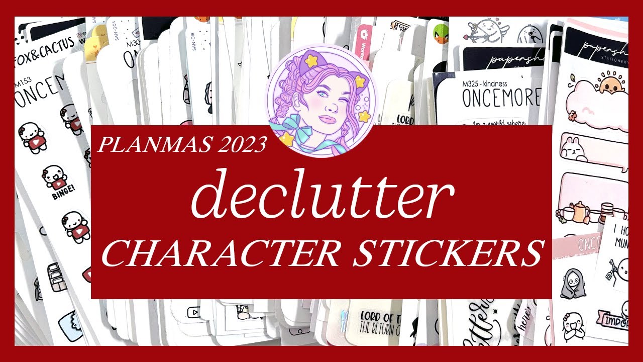 Declutter Stickers ☆ Characters & Doodles - YouTube
