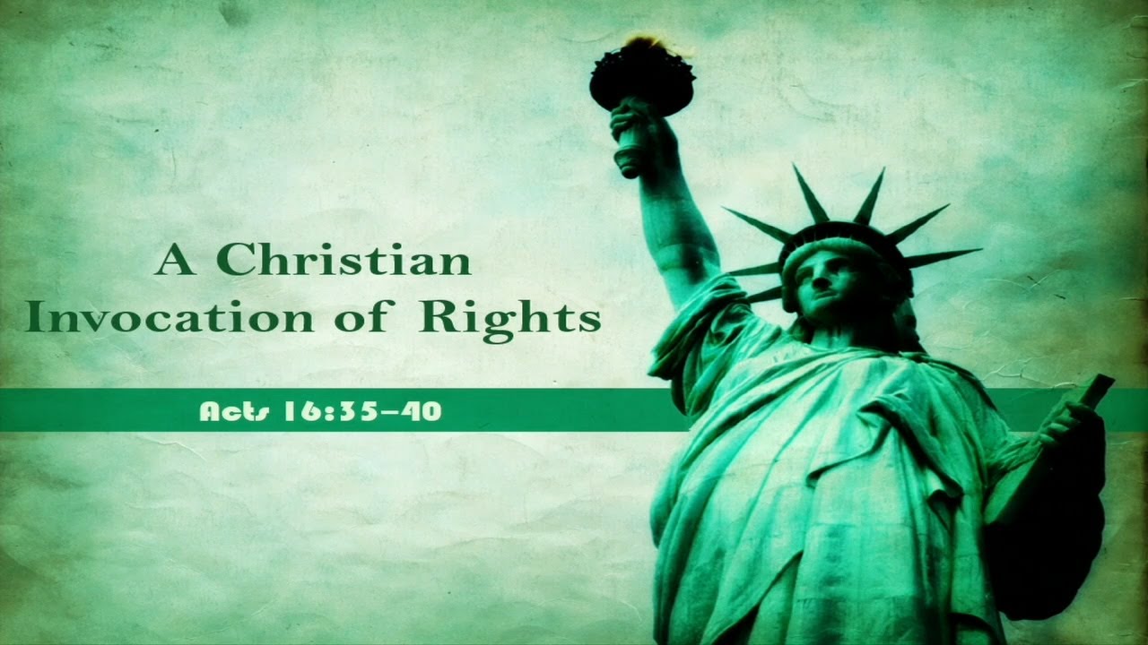 A Christian Invocation of Rights - YouTube