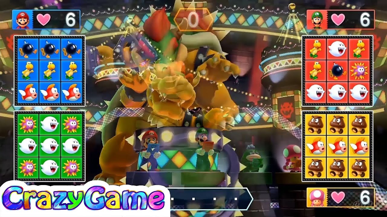 Mario Party 10 - All Bowser Minigames (Bowser Party Mode) - YouTube