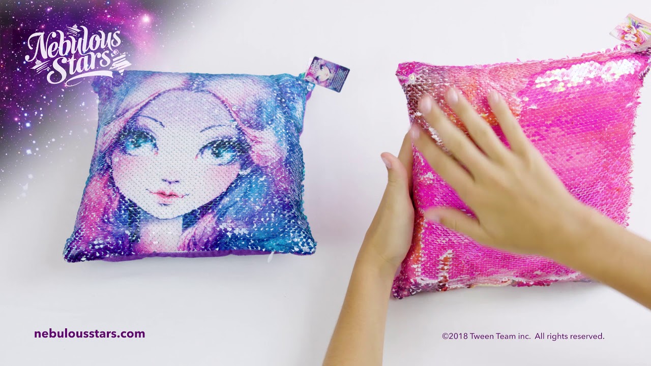 NEBULOUS STARS® Magic Sequins Cushions #11621 #11622 - YouTube