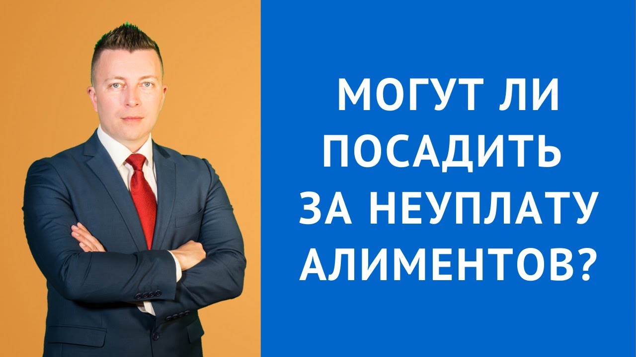 Могут ли посадить за неуплату алиментов Семейный адвокат Youtube