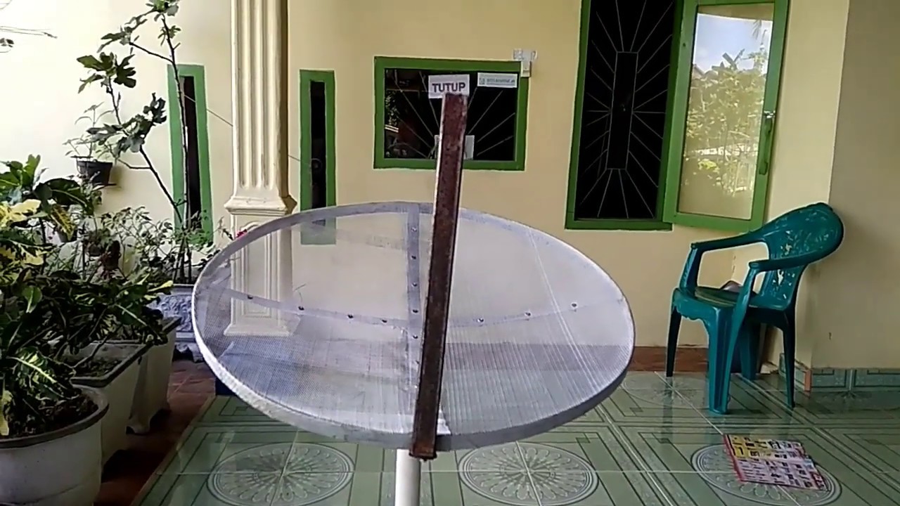 Cara membuat Parabola mini dari Jaring Nyamuk - YouTube