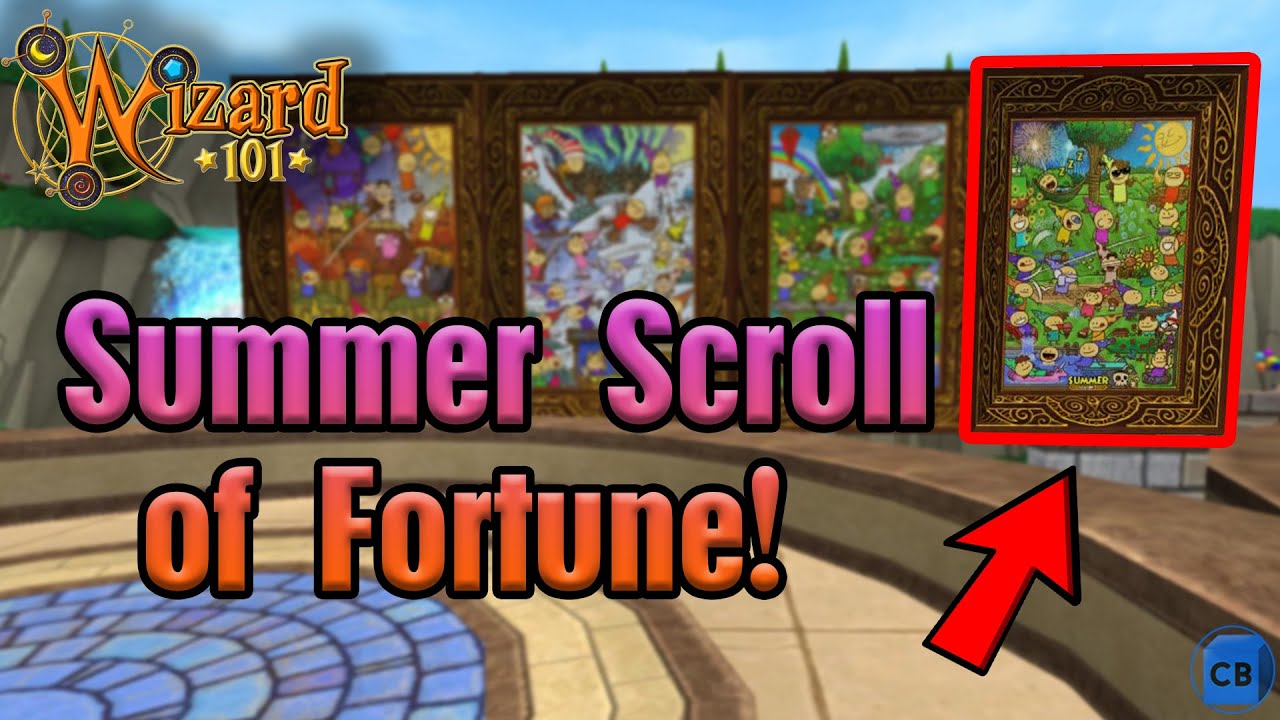 Completing the Summer Scroll of Fortune in Wizard101! - YouTube