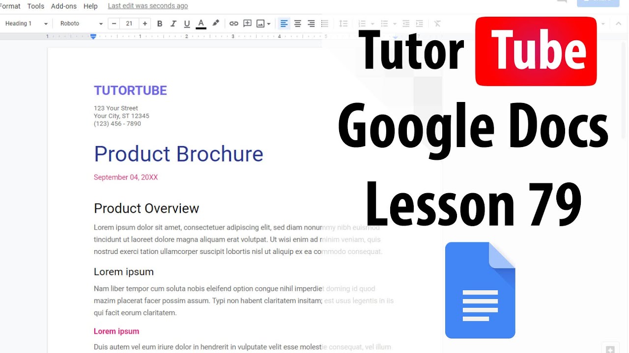 Google Docs Tutorial Lesson 79 Ruler YouTube Google Docs Tutorial Lesson 79 Ruler YouTube