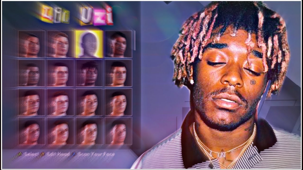 LIL UZI FACE CREATION TUTORIAL NEXT GEN NBA 2K21 - YouTube