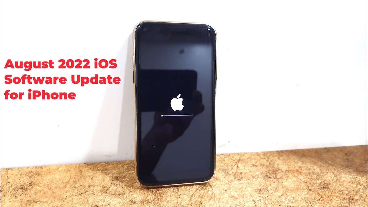 August 2022 iOS Software Update for iPhone - YouTube