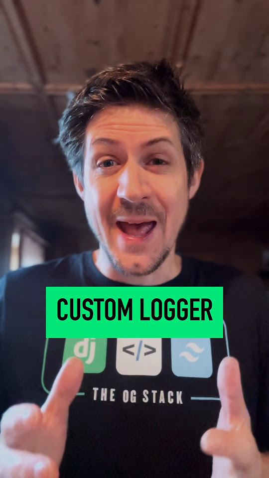 Custom Logger to the rescue! #django #python #logging #webdev #coding # ...