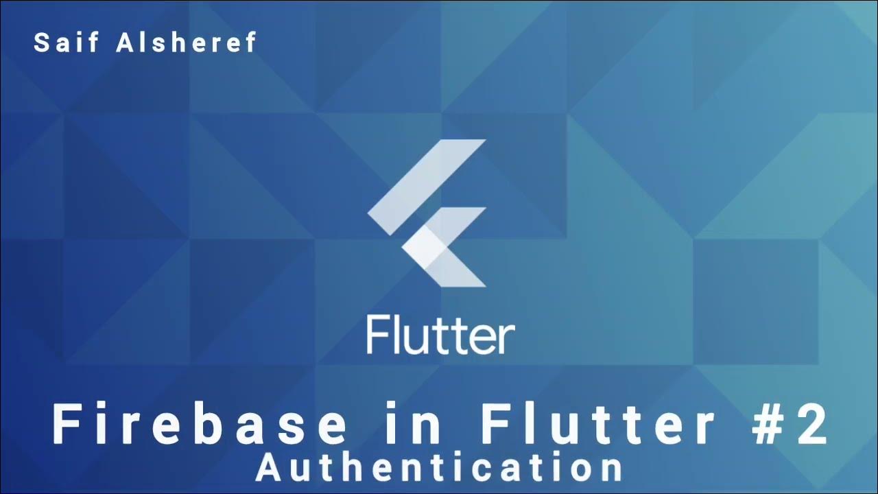 Firebase in Flutter - Firebase authentication #2 - YouTube