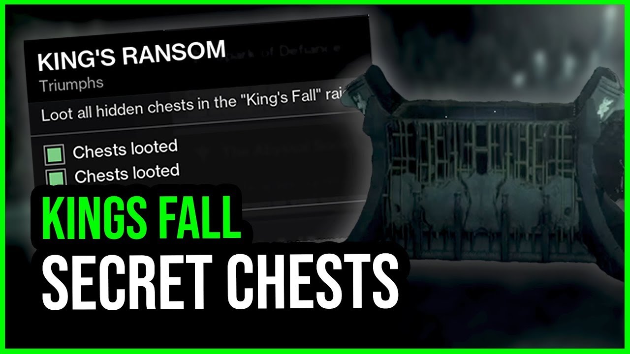 Destiny 2 King's Fall HIDDEN Chest for Solo Players - YouTube