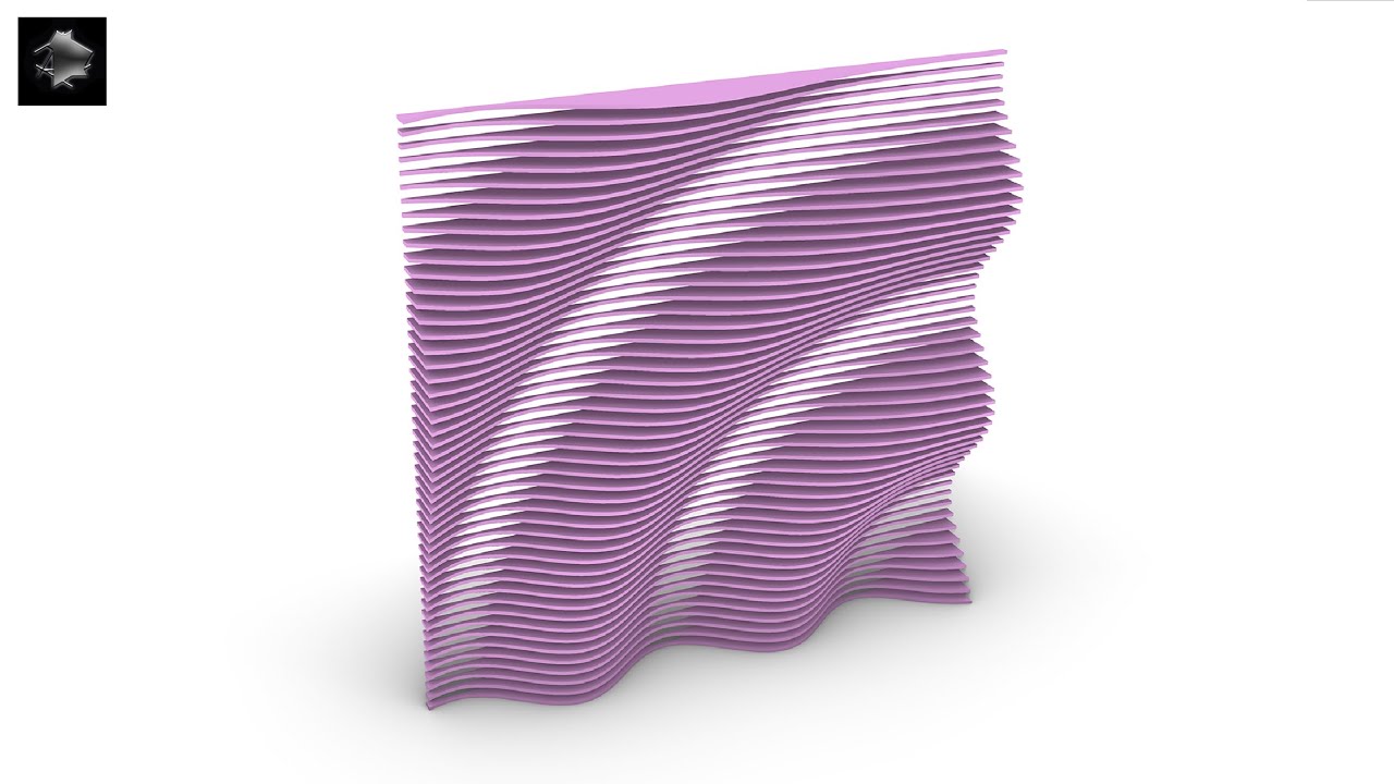 Rhino Grasshopper Parametric Wall - YouTube