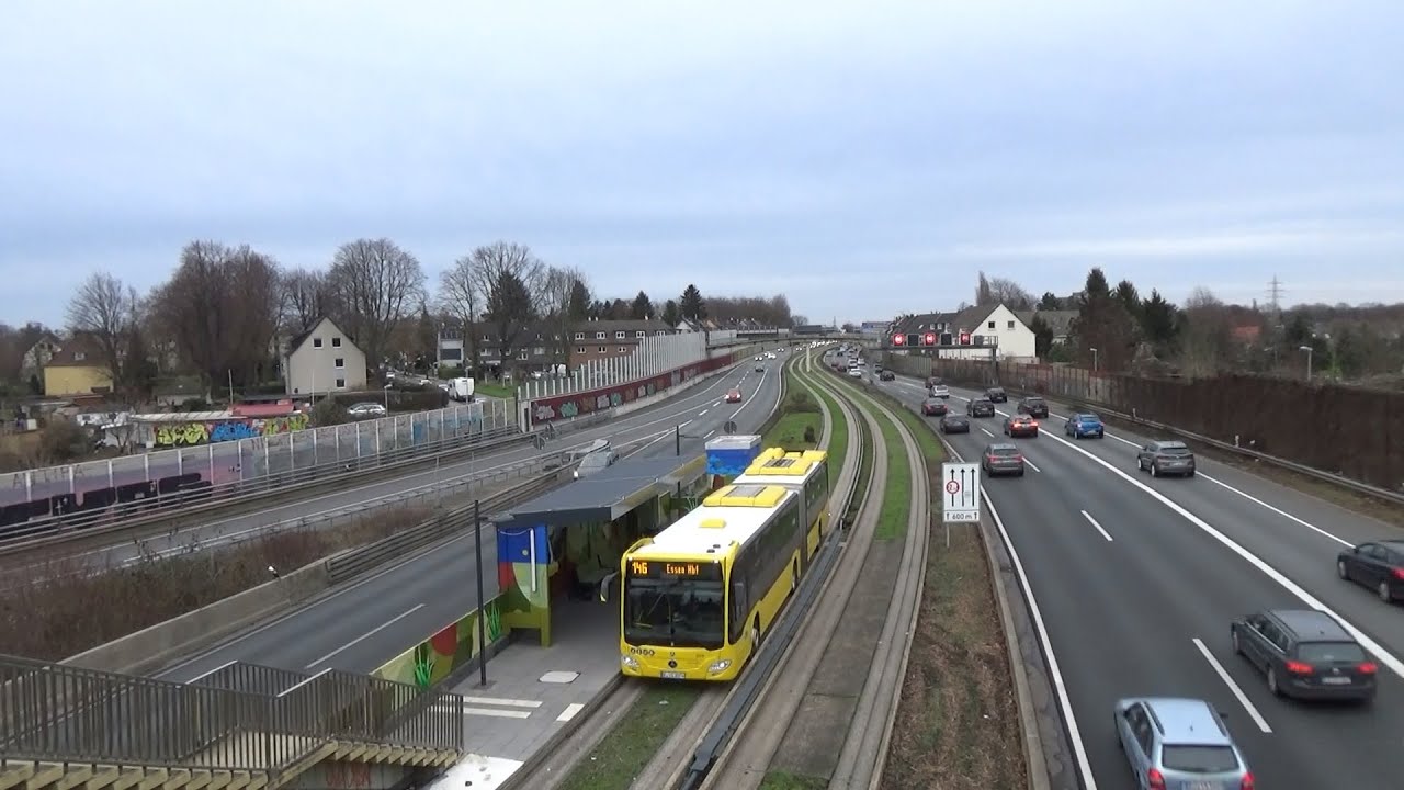 Der Spurbus Essen am Feldhaushof - YouTube