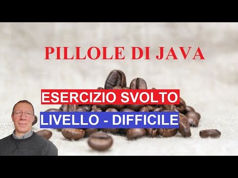 Esercizio Svolto In Java - Livello Difficile - Progetto Completo Java - YouTube