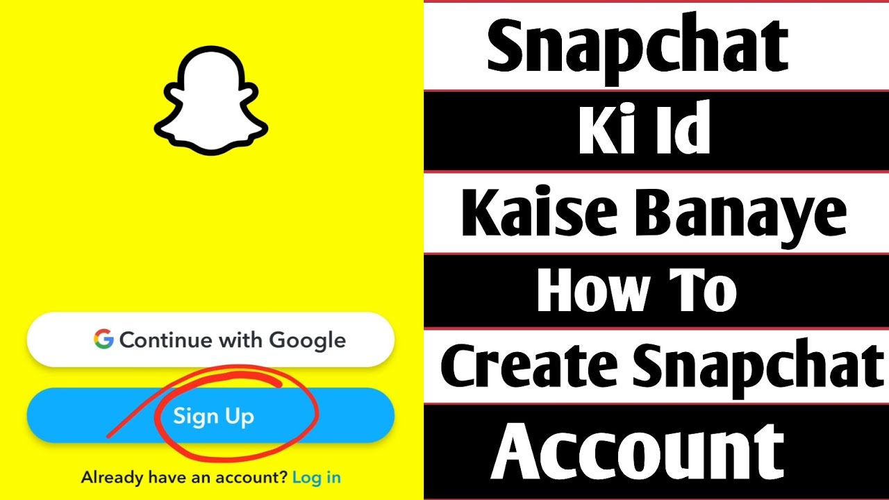 How to create Snapchat account | Snapchat Account Kaise Banaye | - YouTube