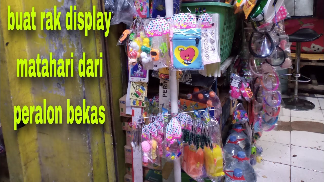 cara buat rak display matahari 4 susun dari peralon bekas - YouTube