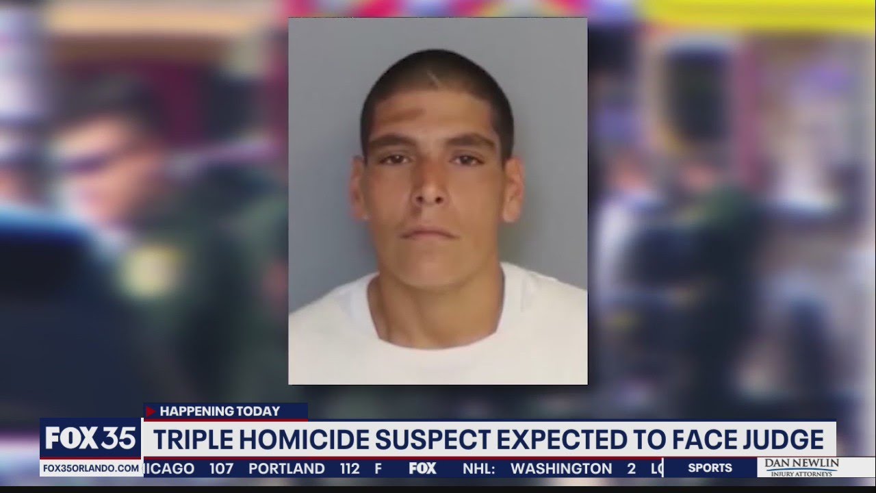 Osceola County triple homicide suspect to face judge - YouTube
