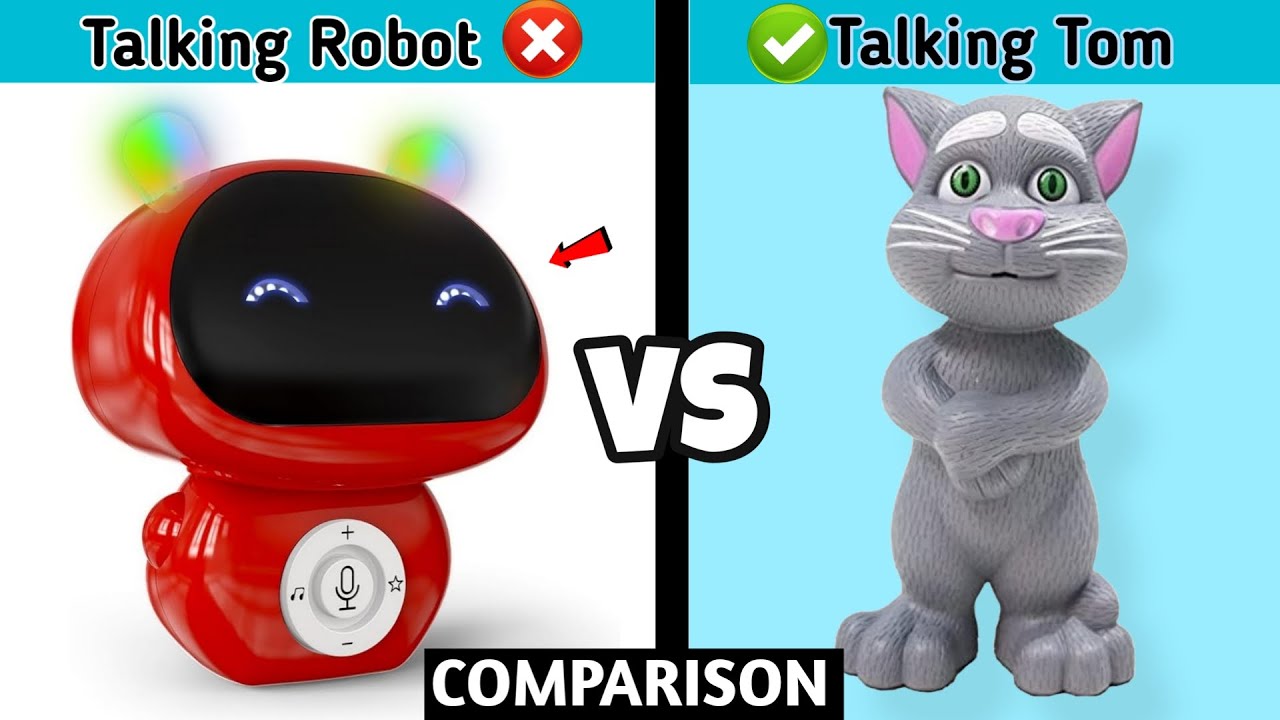 Talking Robot VS Talking Tom Comparison | Diffrent Between Talking RC ...