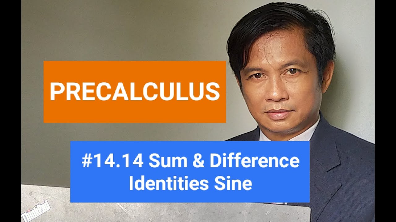 Sum and difference identities for sine (Precalculus, STEM) - YouTube