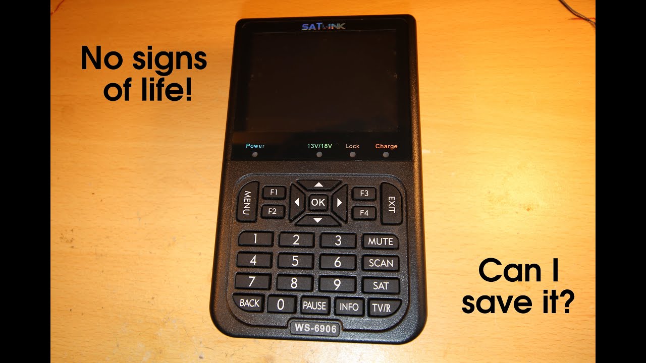 SatLink WS6906 SatFinder Tear down and Repair | Expensive Specialist ...
