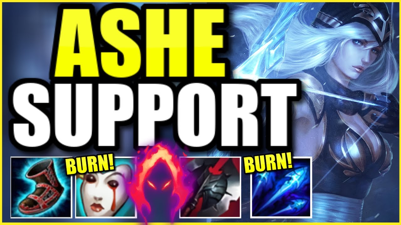 This new GIGA BURN Ashe Support build is so deadly... IT MELTS EVERYONE ...