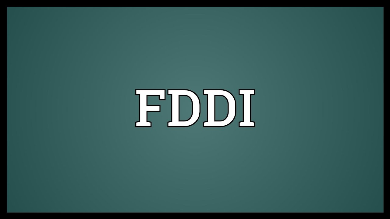 FDDI Meaning - YouTube