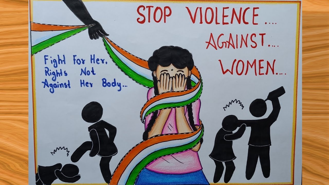 International day of elimination of violence against Women drawing ...