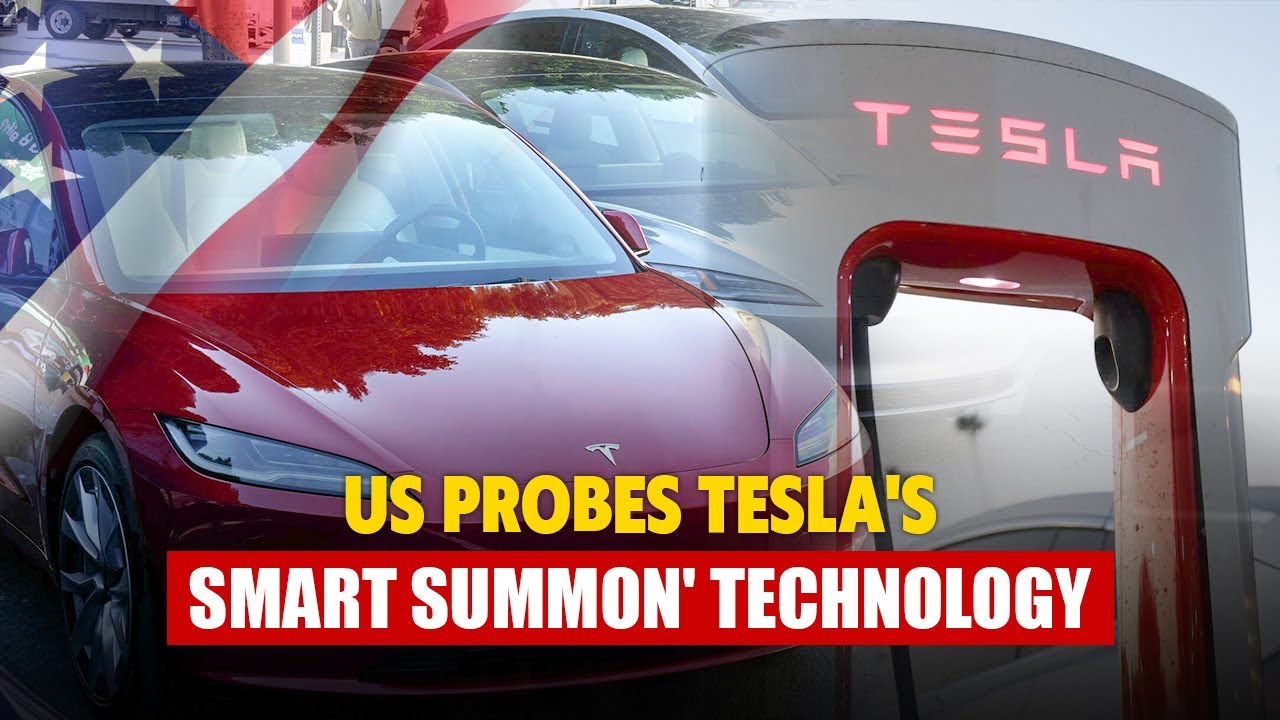 US Opens Inquiry of Tesla’s ‘Smart Summon’ Tech - YouTube
