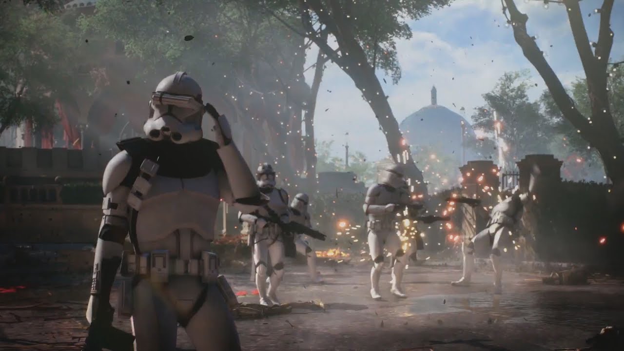 Star Wars Battlefront 2 Assault on Theed Gameplay (EA Play E3 2017 ...