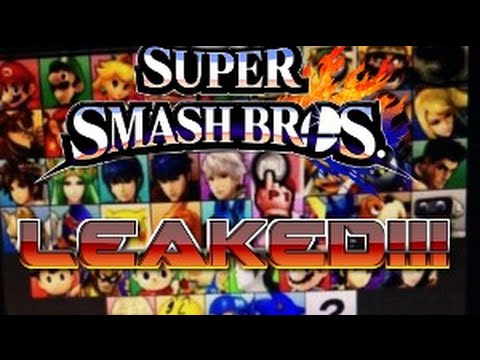 Full Roster Leaked for Super Smash Bros. Wii U/3DS?!!! - YouTube