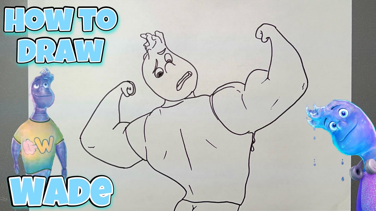 HOW TO DRAW STRONG WADE | Elemental | Step by Step Tutorial #drawing # ...