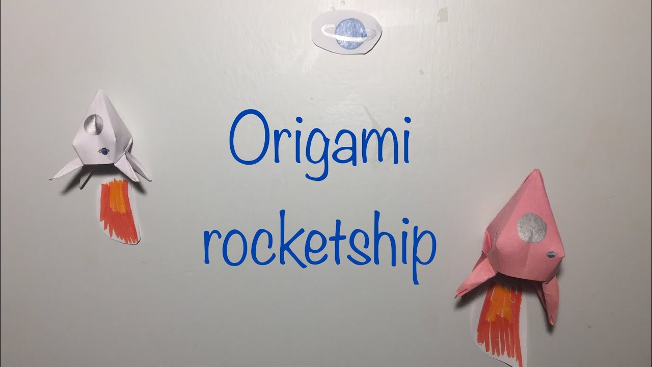 Origami rocket-ship | easy Origami - YouTube