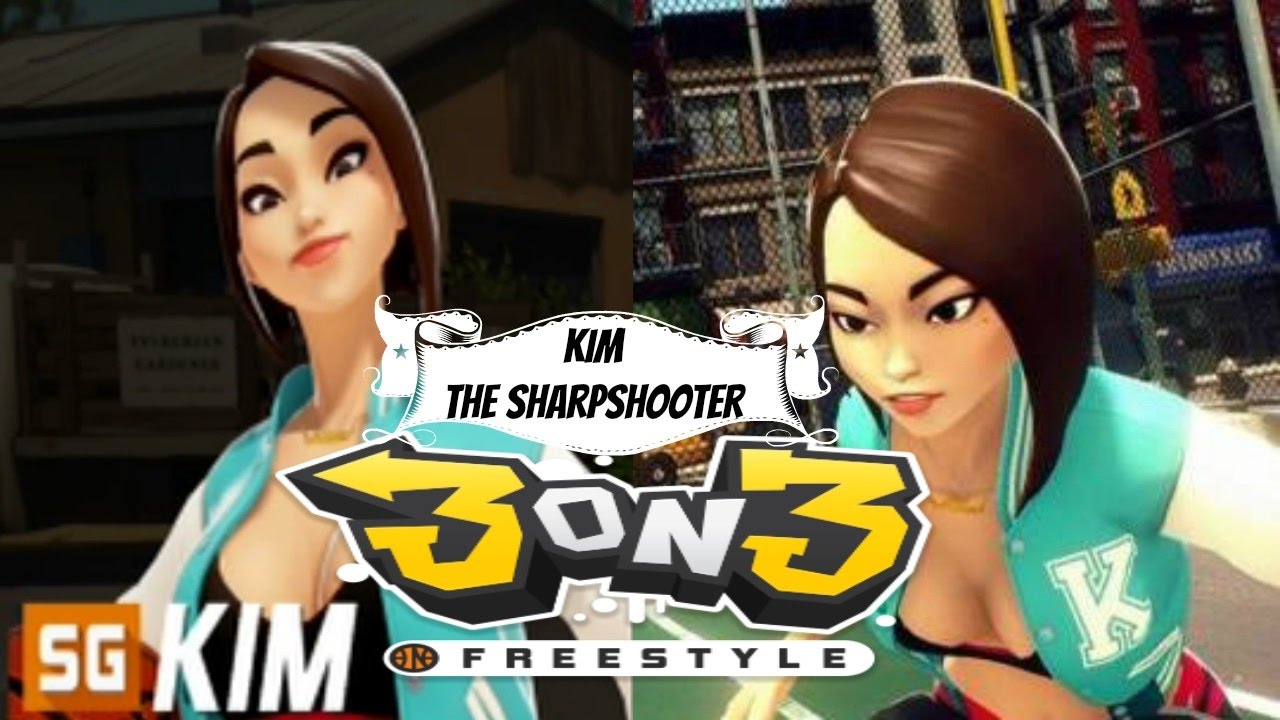 Kim The Sharpshooter | 3 on 3 Freestyle | Character Review - YouTube