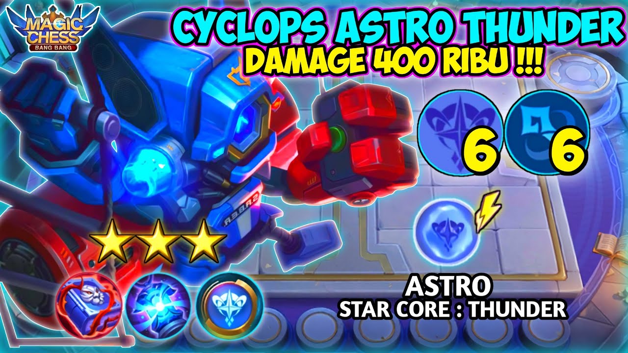 DAMAGE 400RB. RECORD PERTAMA UPDATE TERBARU. CYCLOPS ASTRO THUNDER ...