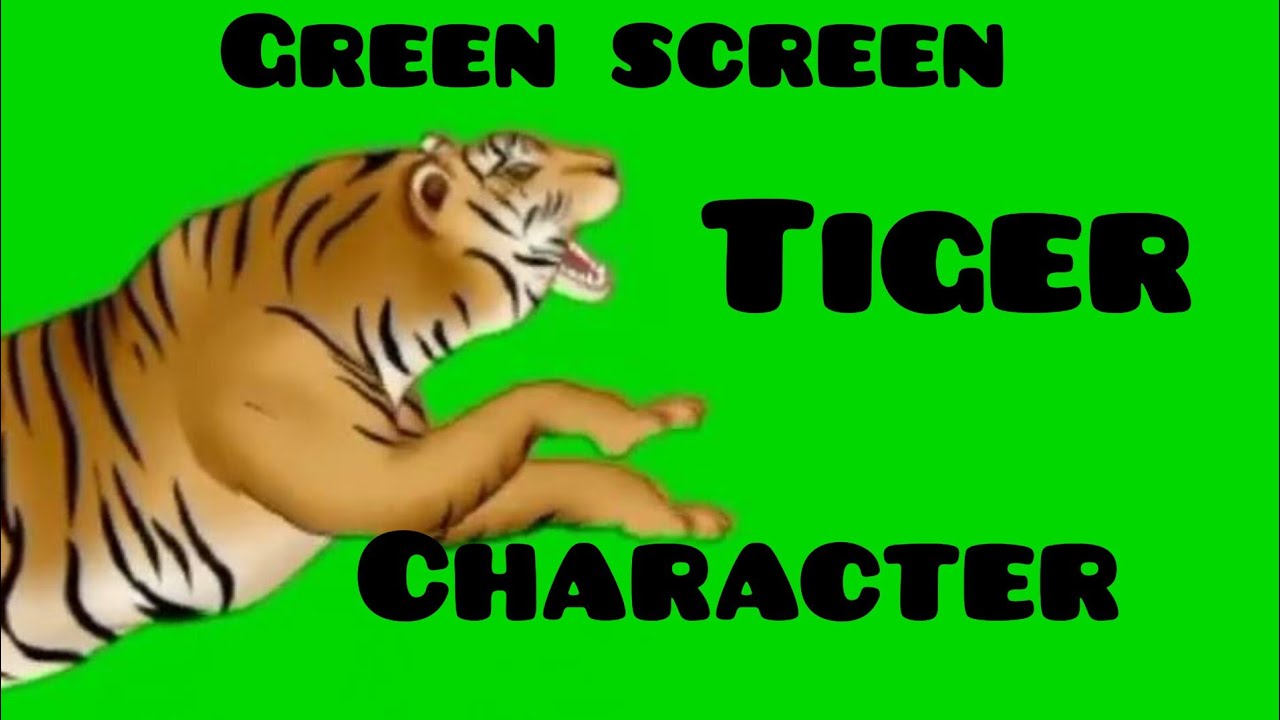 tigr gren screen characters green screen vedo #greece #green # ...