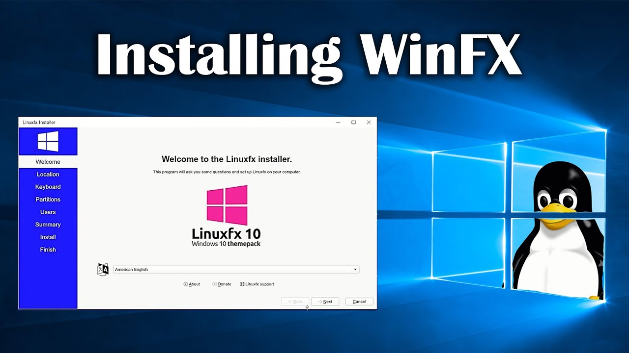 Install LinuxFX /Clone of windows 10... - YouTube