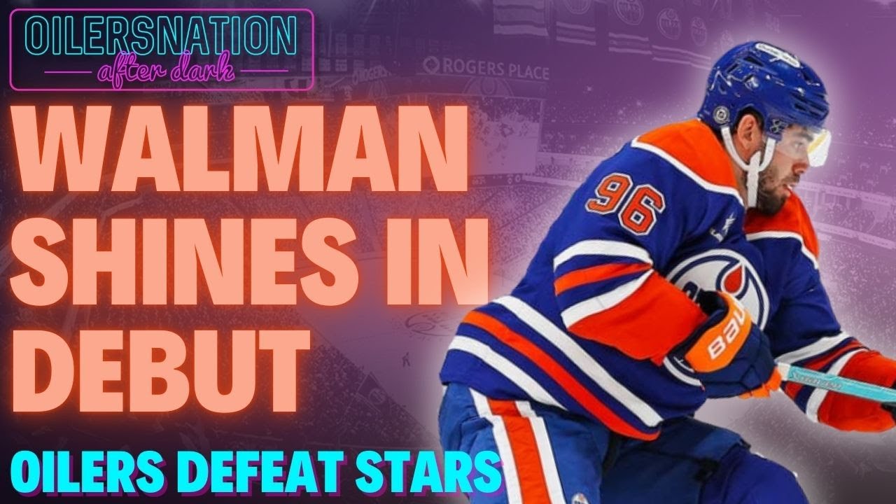 Jake Walman shines bright in Edmonton Oilers win over Stars ...