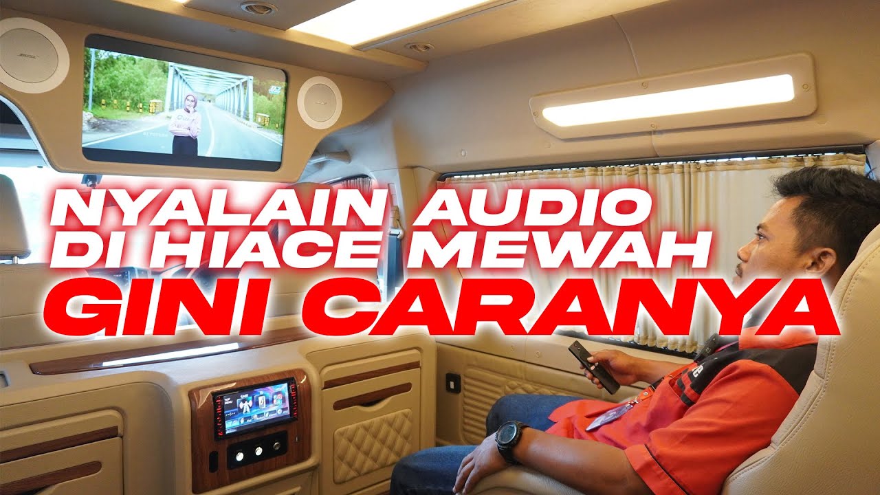 Tutorial Audio di Toyota Hiace BAZE - YouTube