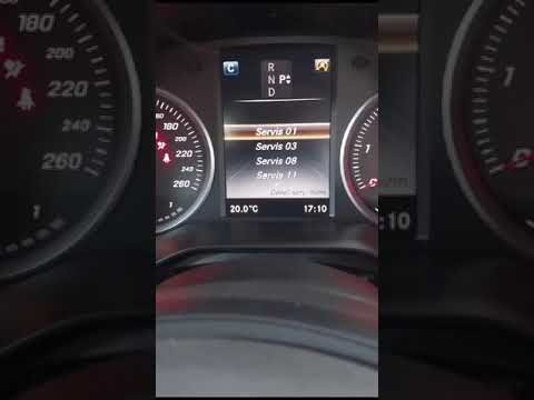 mercedes 2017 c200d yağ bakım sıfırlama