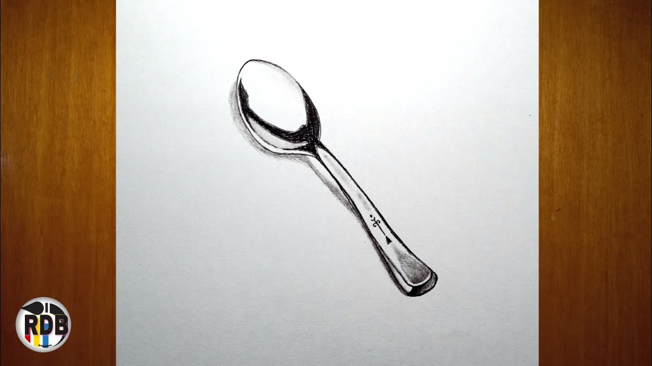 Learn to Draw a SPOON in Minutes for Beginners! - YouTube