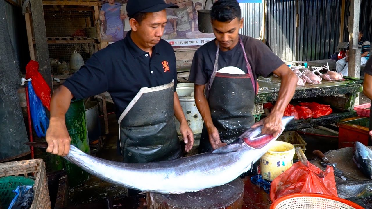 PERFECT FISH CUTTING || The EASY Way to Cut wahoo FISH Without Wasting ...